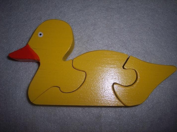 Wooden Animal Puzzles Frog,pig, Duck, Whale, Rabbit, Dog, Hippo ...