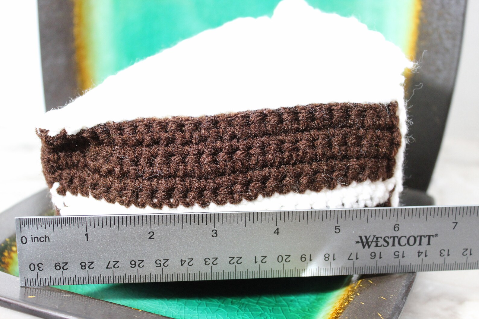Crochet Cake Slice: Pretend Play Food, Handmade Toy - Etsy