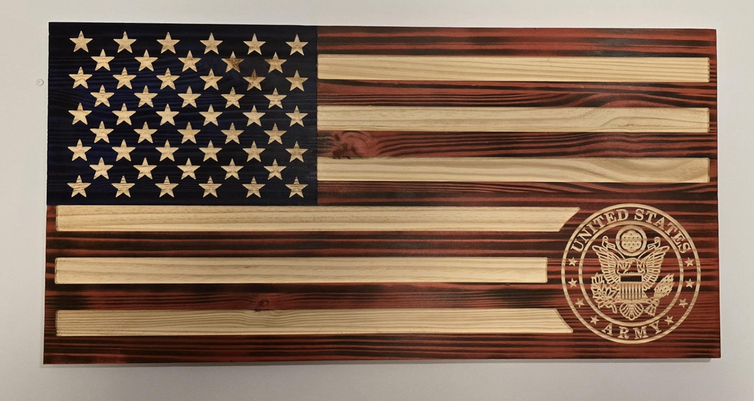 Custom Wood American Flags - Etsy