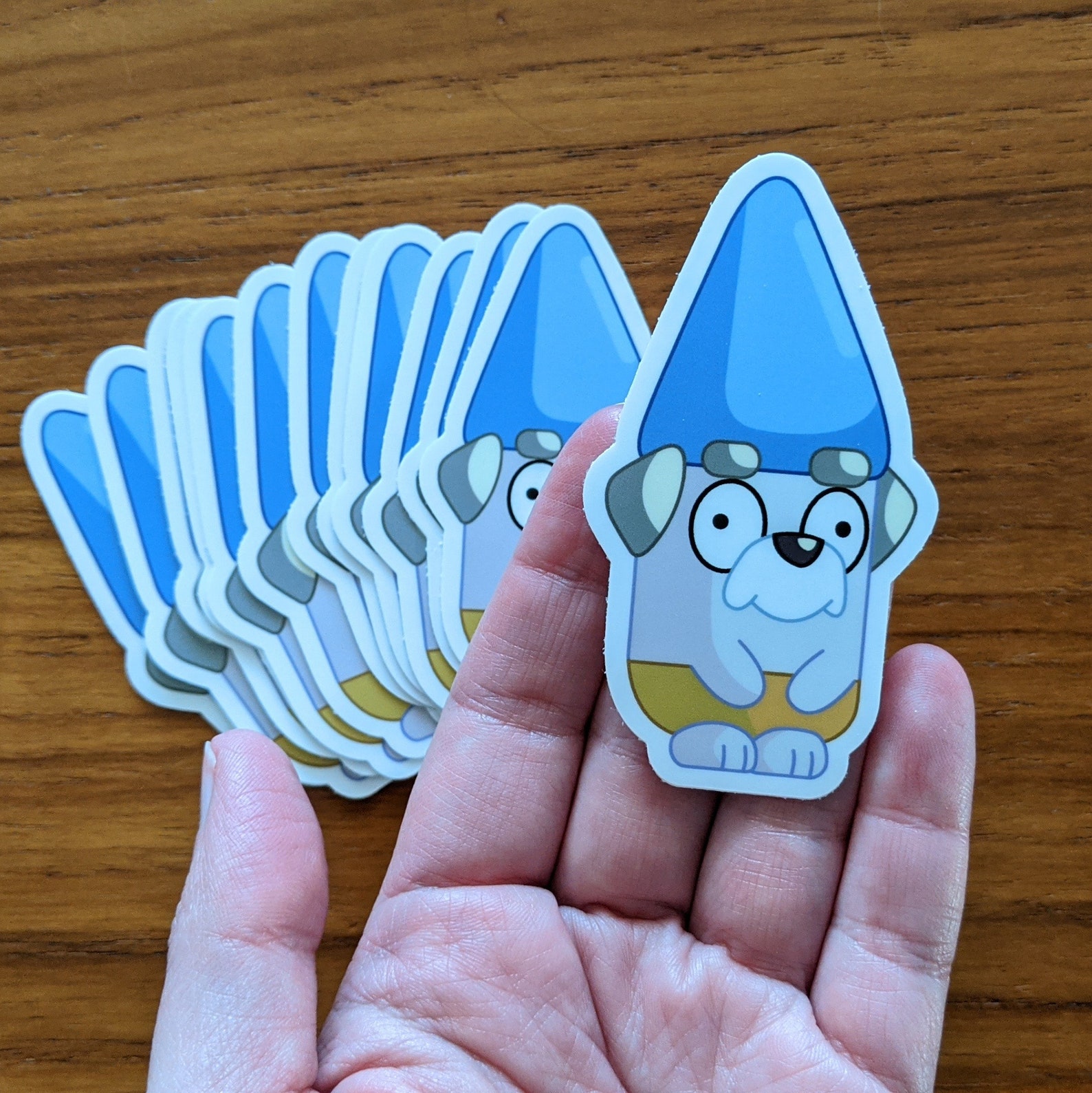 Bluey Jeremy Garden Gnome Sticker Decal - Etsy