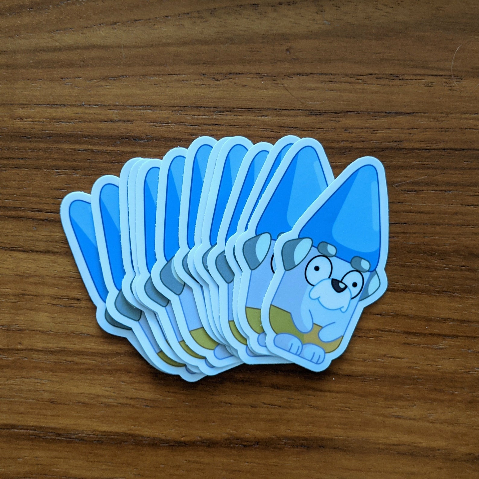 Bluey Jeremy Garden Gnome Sticker Decal | Etsy