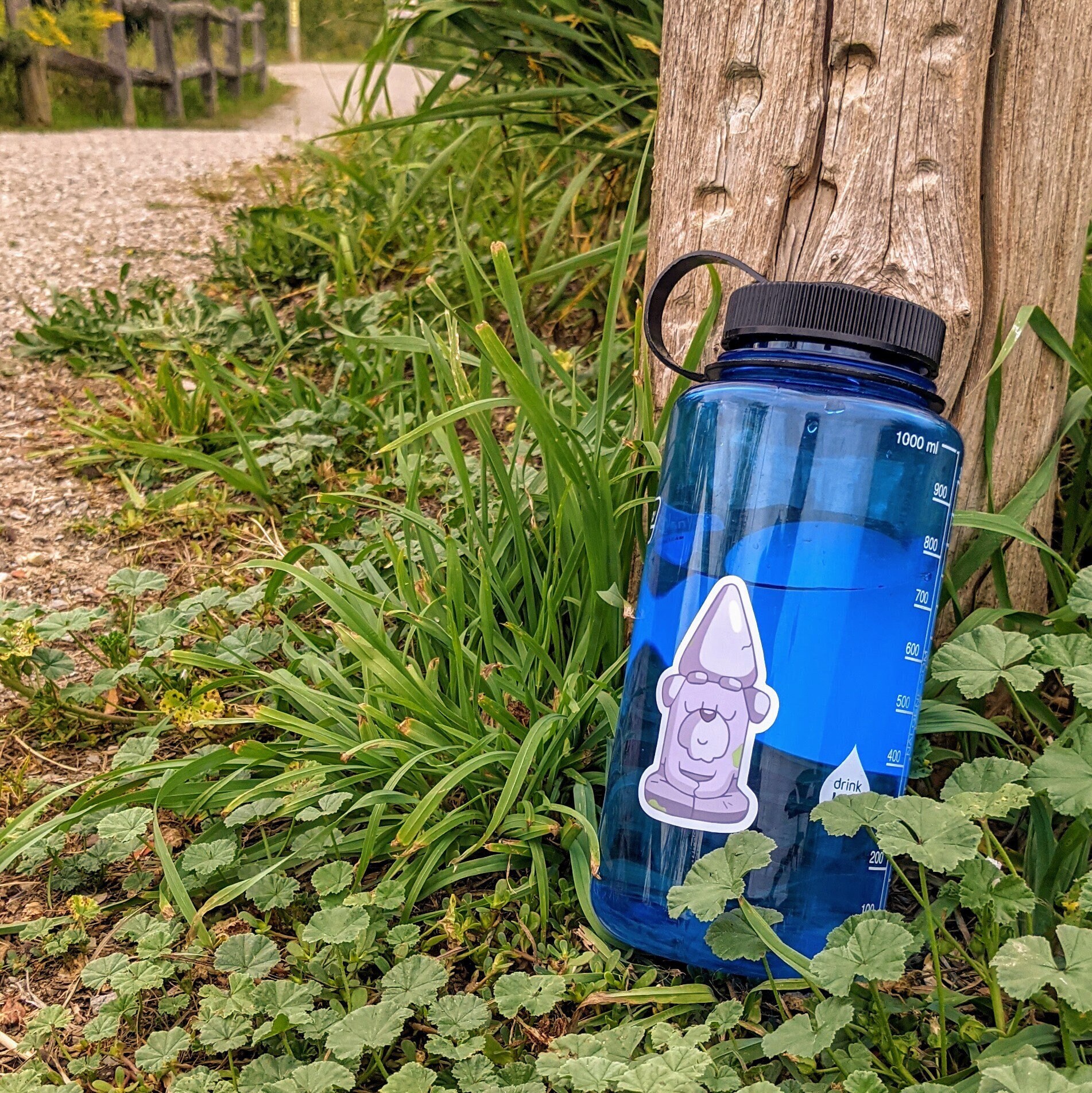 Bluey Meditation Garden Gnome Sticker Decal - Etsy