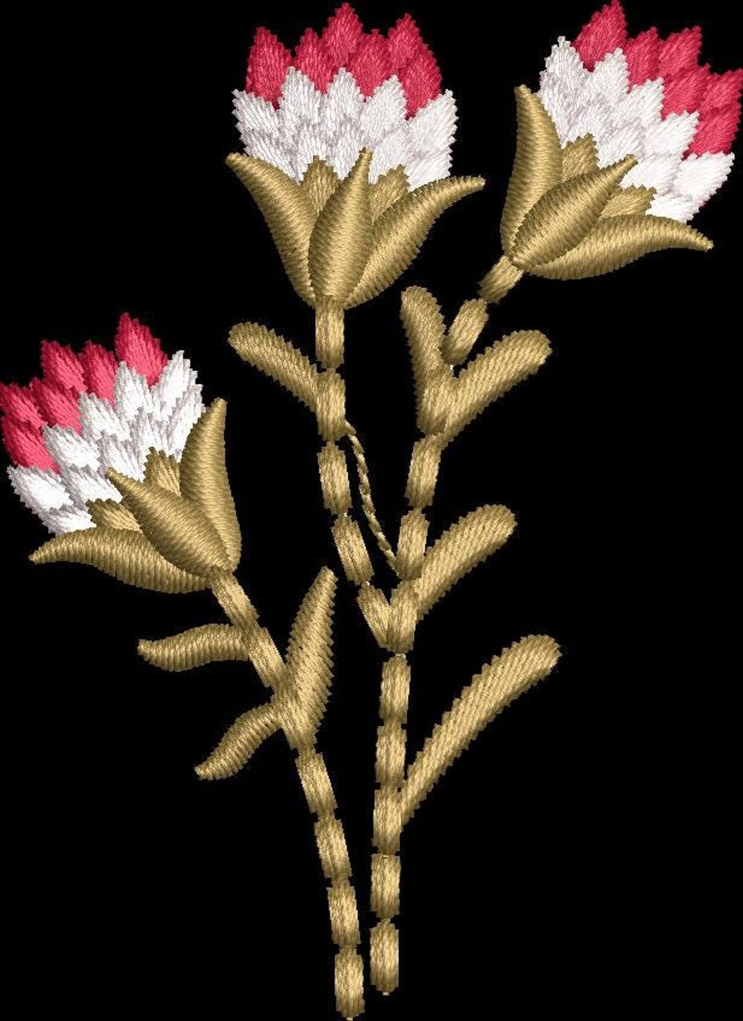 Digital Floral Embroidery Design Wilcom Flower Motif Machine Embroidery ...