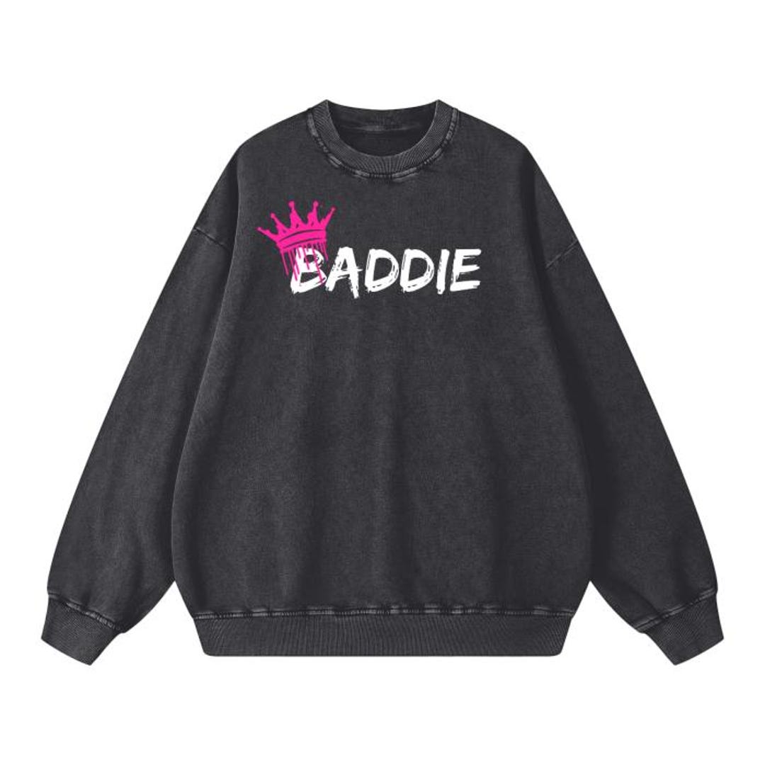 Baddie Crown Sweatshirt - Etsy