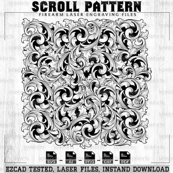 Scroll Engraving Patterns - Etsy