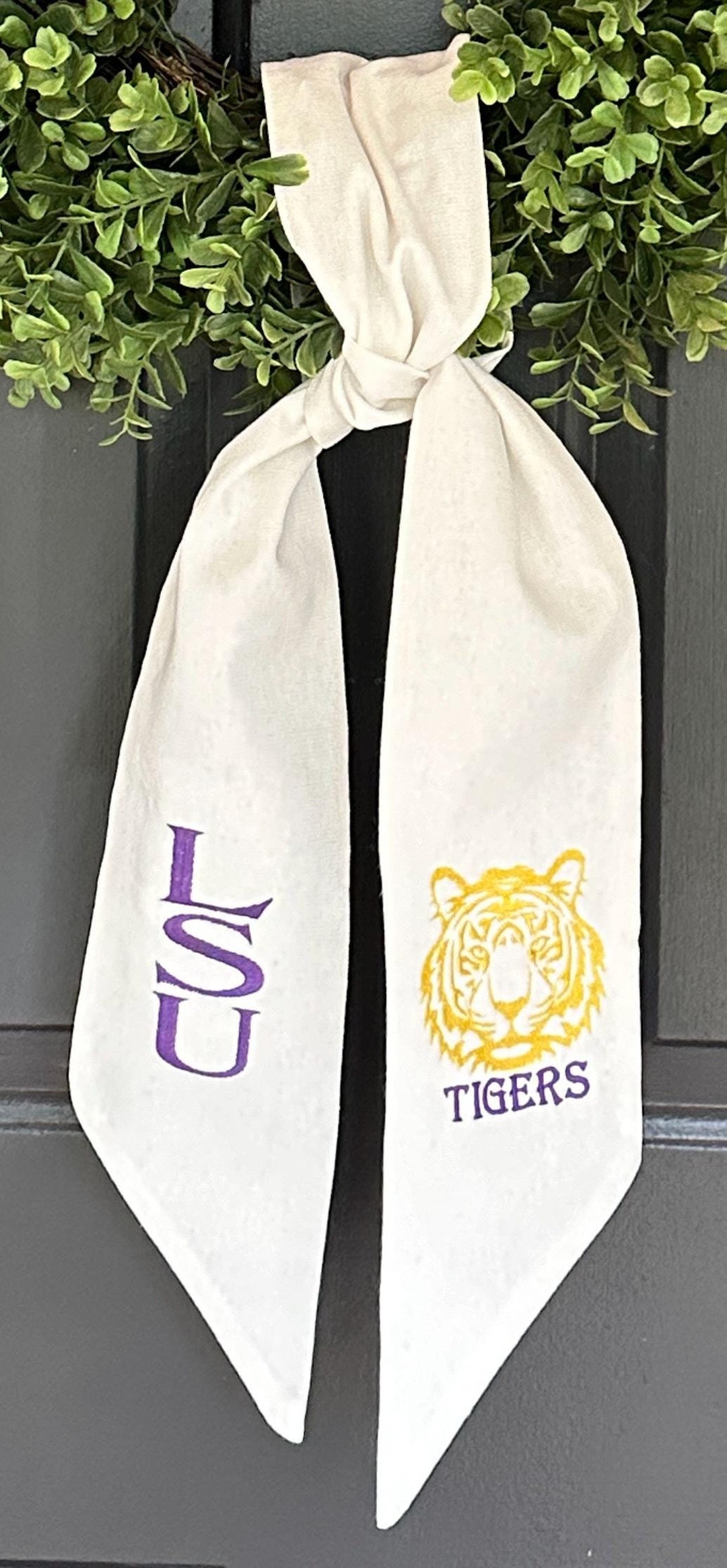 Tigers Wreath Sash - Etsy