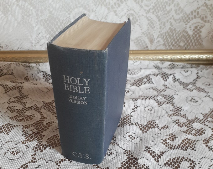 The Holy Bible, Douay Version Vintage 1956 Small Hardcover Bible - Etsy