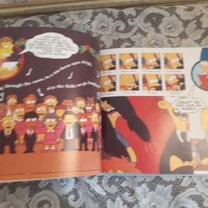 The Simpsons Xmas Book by Matt Groening Vintage 1990 Hardcover ...