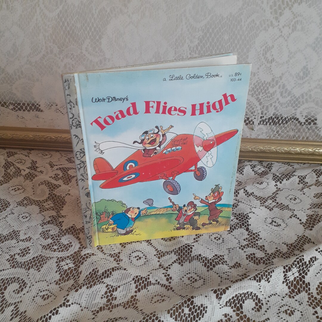 Walt Disney's Toad Flies High, Vintage 1982 Children's Little Golden ...