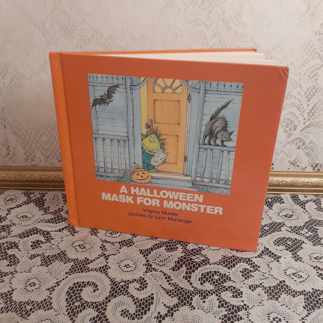 Vintage Halloween Storybook: A Halloween Mask for Monster, 1986 - Etsy