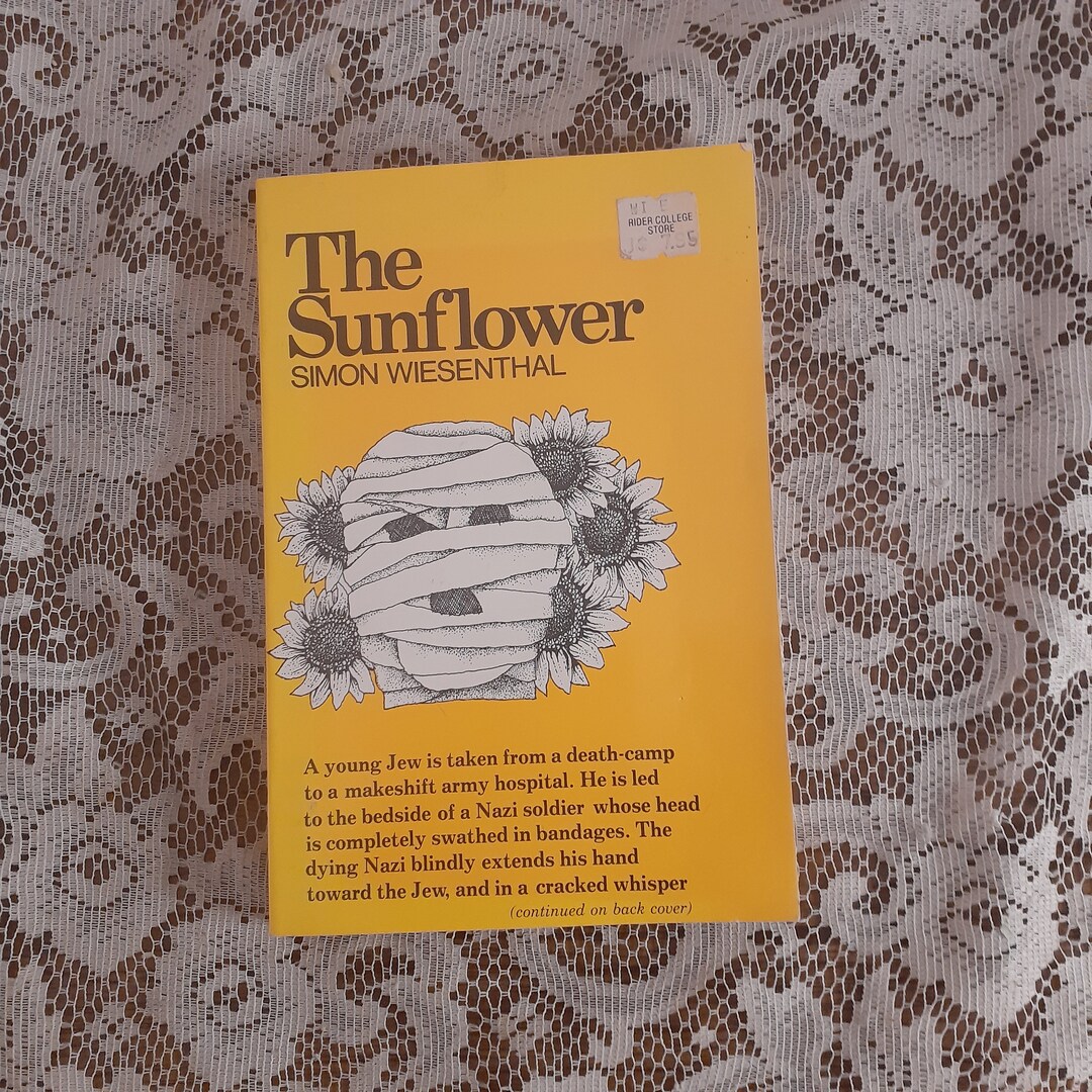 The Sunflower by Simon Wiesenthal, Vintage 1976 Paperback Book - Etsy