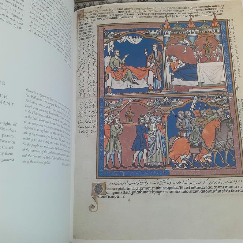 Old Testament Miniatures: Medieval Art History Coffee Table Book - Etsy