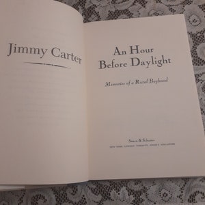 An Hour Before Daylight: Memories of a Rural Boyhood by Jimmy Carter ...