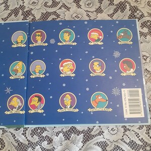 The Simpsons Xmas Book by Matt Groening Vintage 1990 Hardcover ...