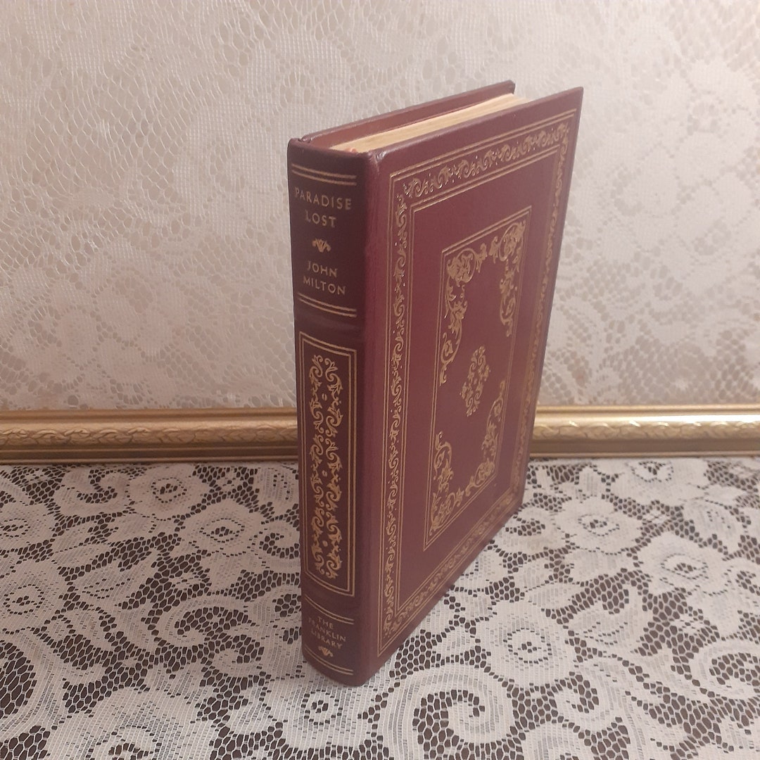 Leather Classic Book, Paradise Lost Book, John Milton, 1981, Franklin ...
