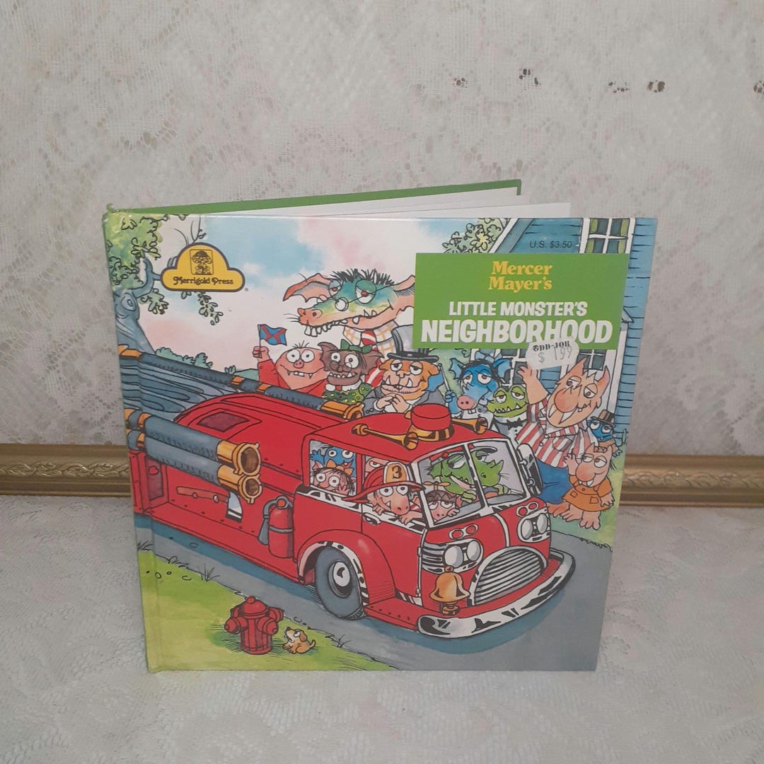 Mercer Mayer's Little Monster's Neighborhood, Vintage 1978 Hardcover ...