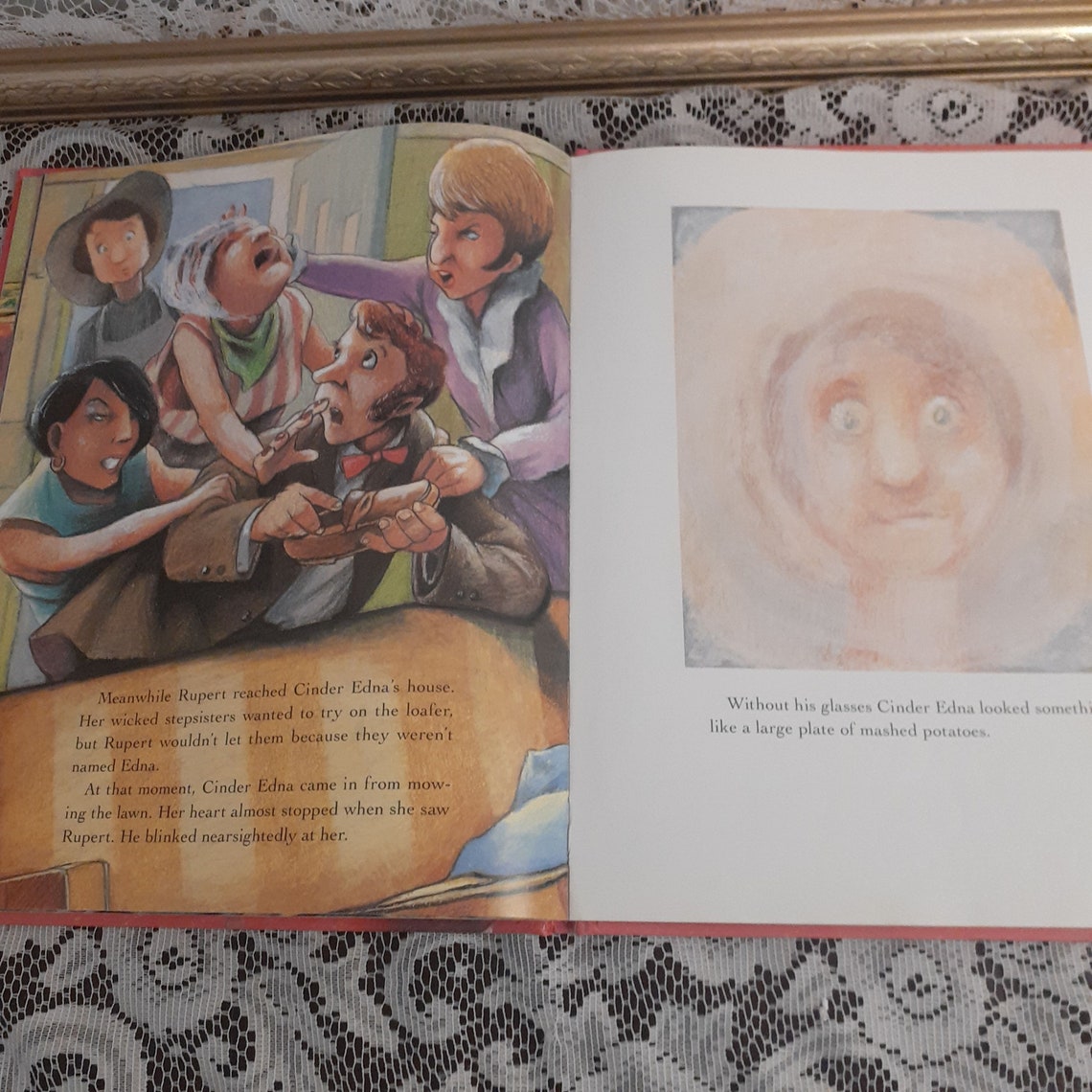 Cinder Edna Book: 1994 Children's Fairy Tale, Kevin O'malley Art - Etsy