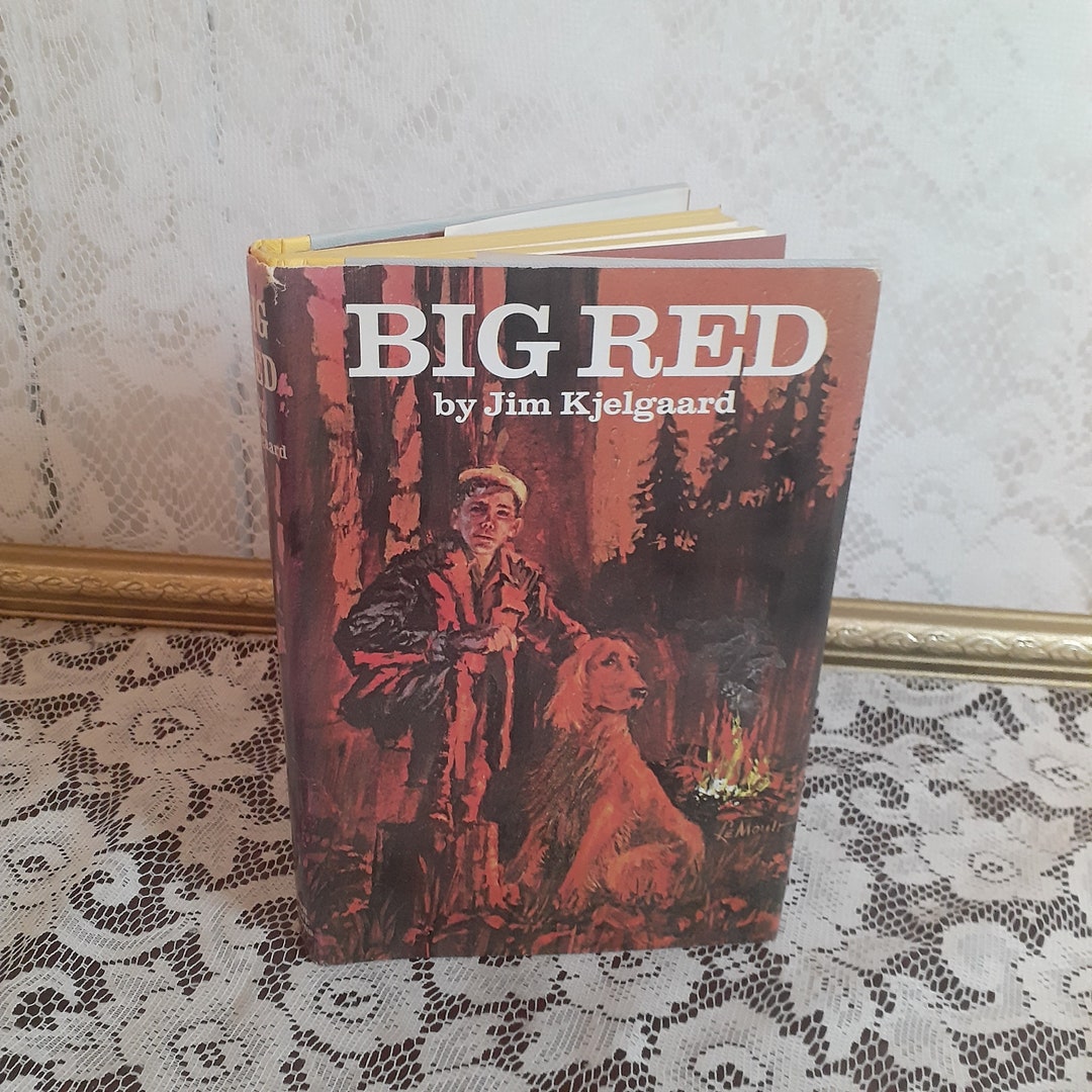 Big Red by Jim Kjelgaard, Vintage 1966 Hardcover Children's Dog Chapter ...