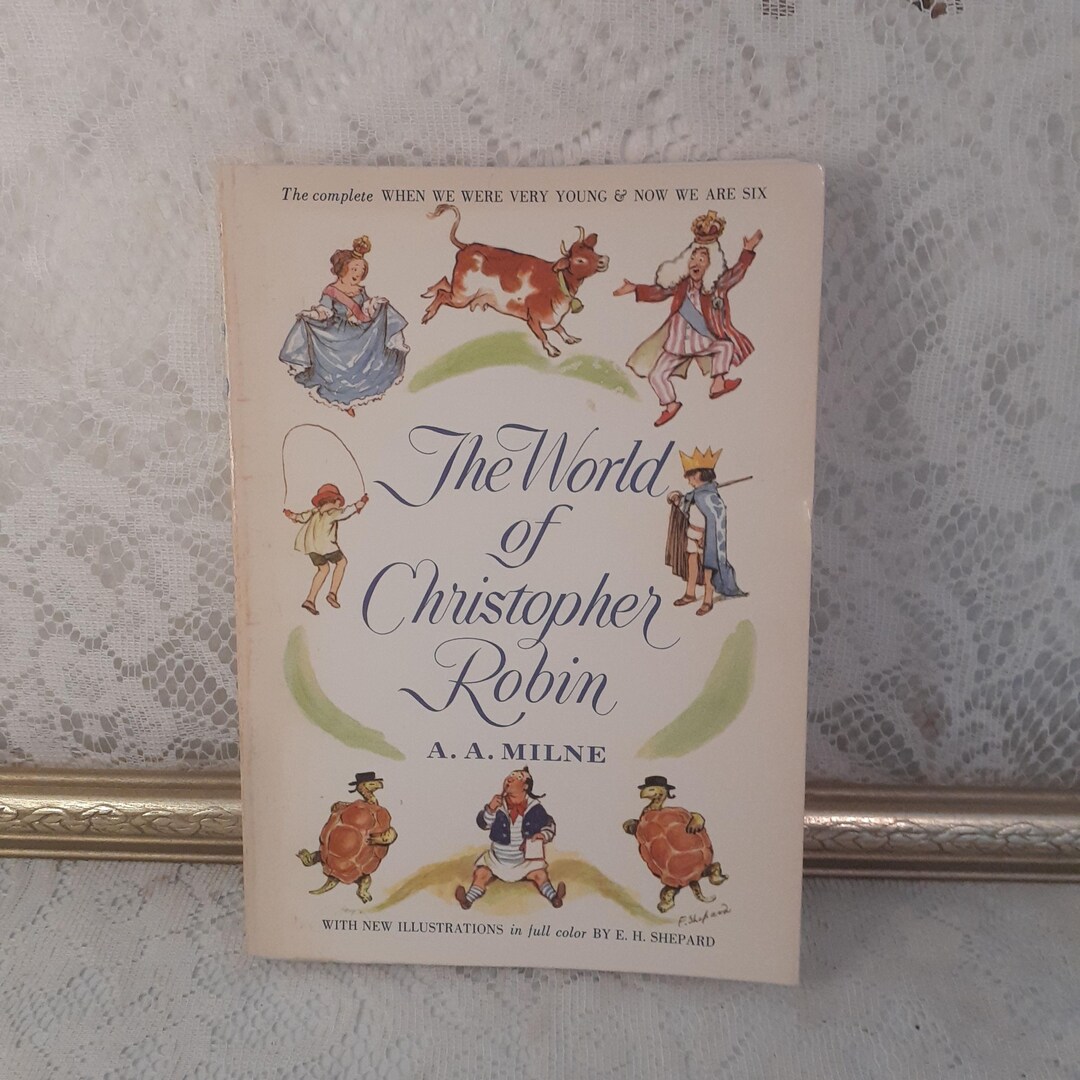 Vintage Children’s Book, Christopher Robin Paperback 1958, AA Milne, EH ...