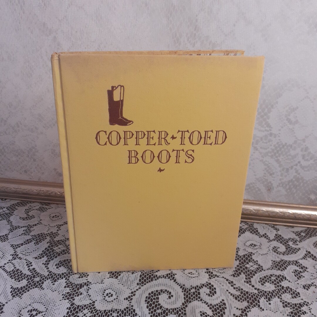 Vintage Copper Toed Boots Book: 1938 Marguerite De Angeli Hardcover - Etsy