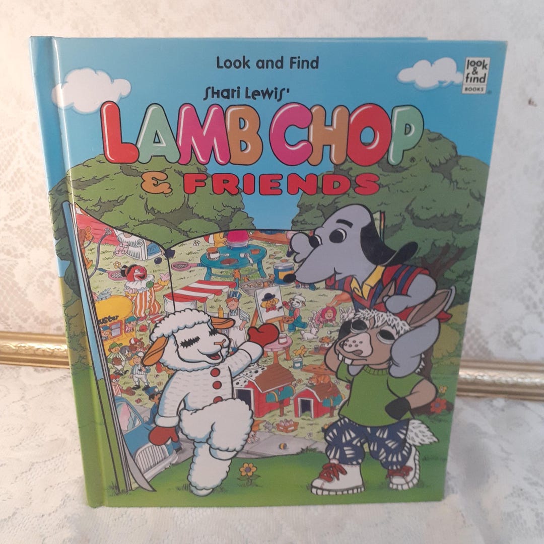 Shari Lewis' Lamb Chop and Friends, Vintage 1996 Hardcover Look and ...