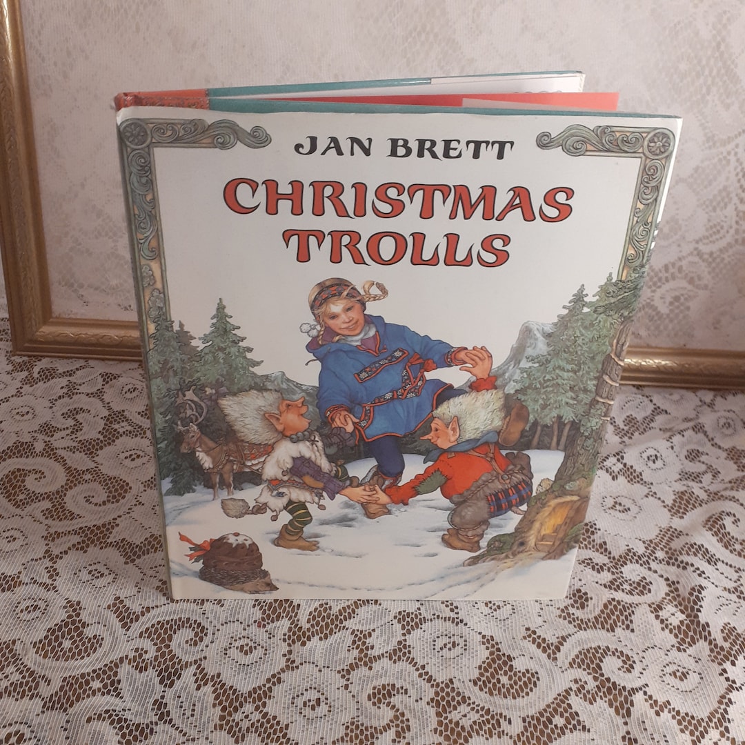Christmas Trolls by Jan Brett, Vintage 1993 Hardcover Children's ...
