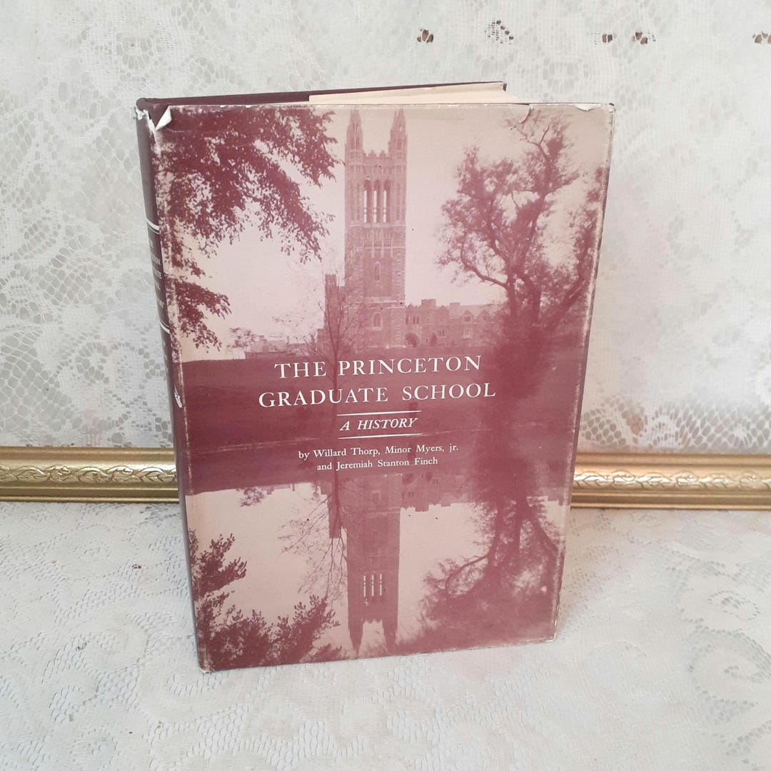 Princeton Graduate School History: 1978 Vintage Hardcover Book - Etsy