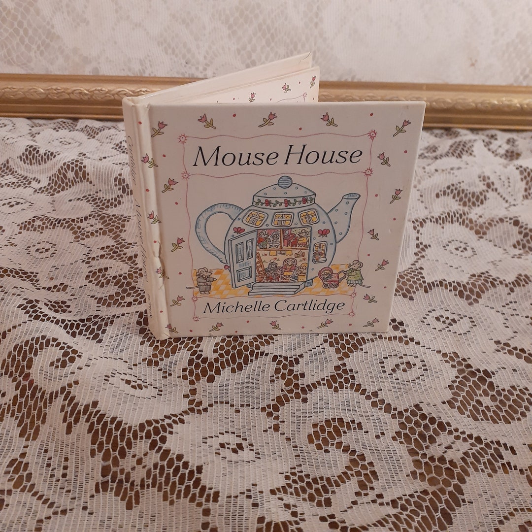 Mouse House by Michelle Cartlidge, Vintage 1990 Hardcover Children's ...