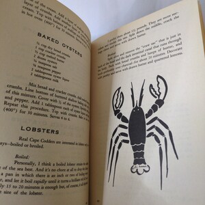 Peter Hunt's Cape Cod Cookbook, 1954, New England Recipes, Illustrated ...