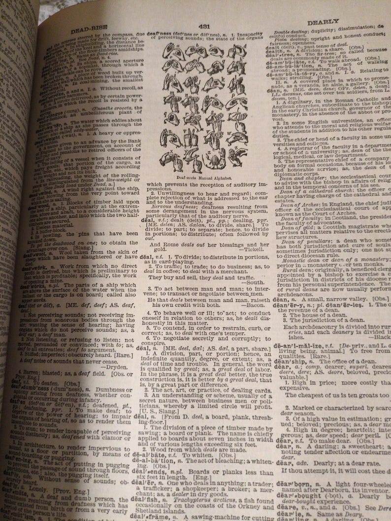 Webster’s Universal Dictionary Book Set, 1936 Abridged Dictionary, Two ...