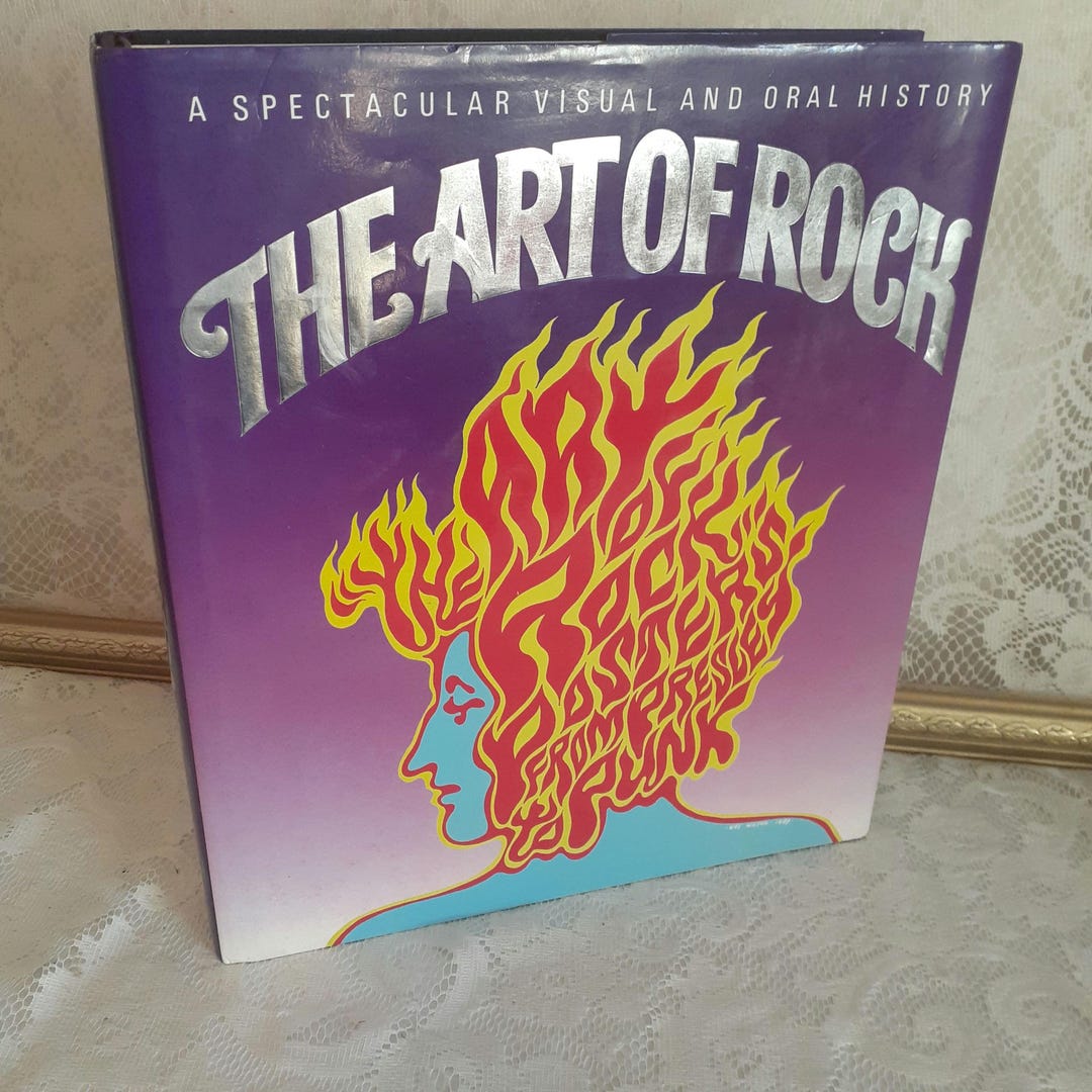 The Art of Rock: 1987 Vintage Hardcover - Rock Music History - Etsy