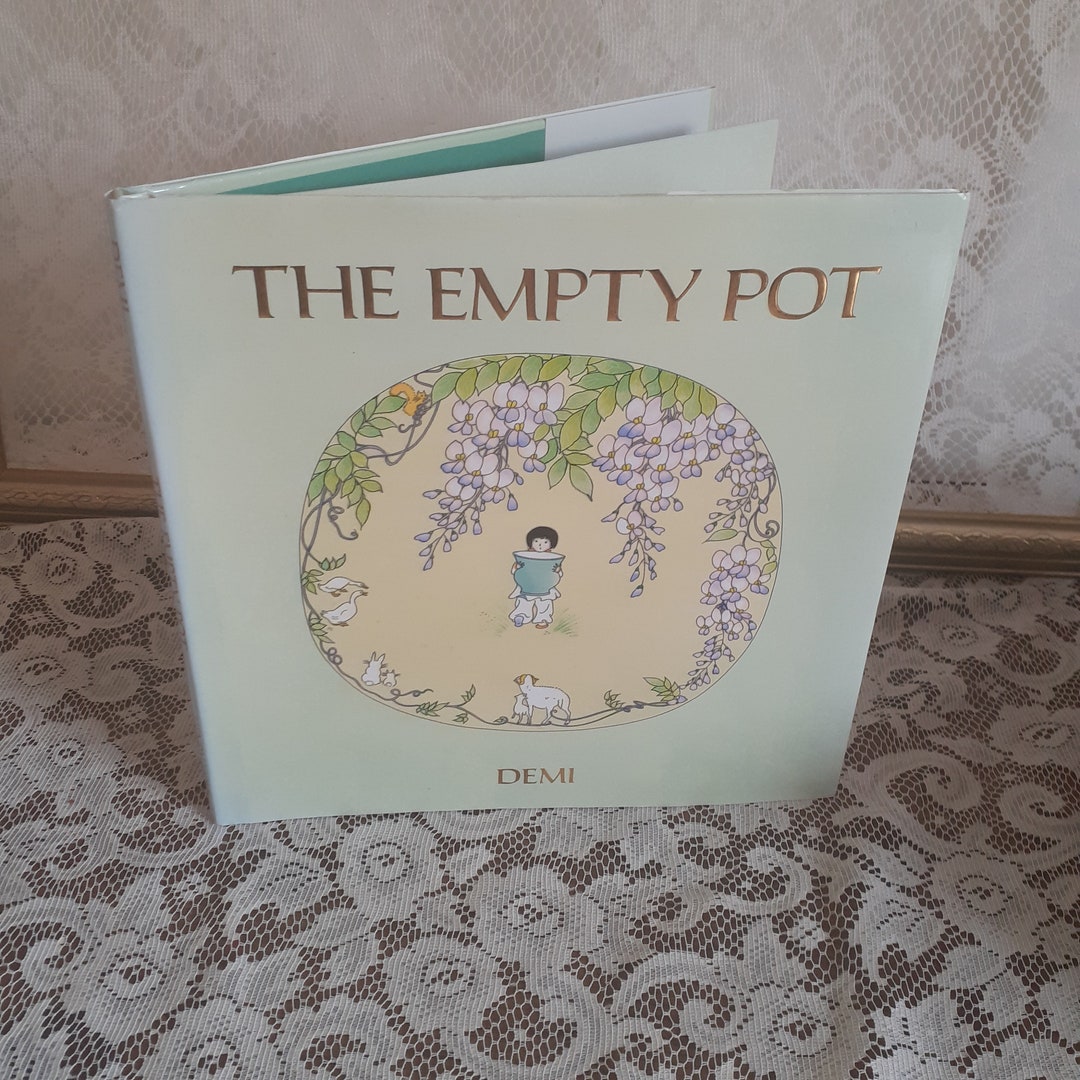 The Empty Pot by Demi Vintage 1990 Hardcover Children's Book - Etsy