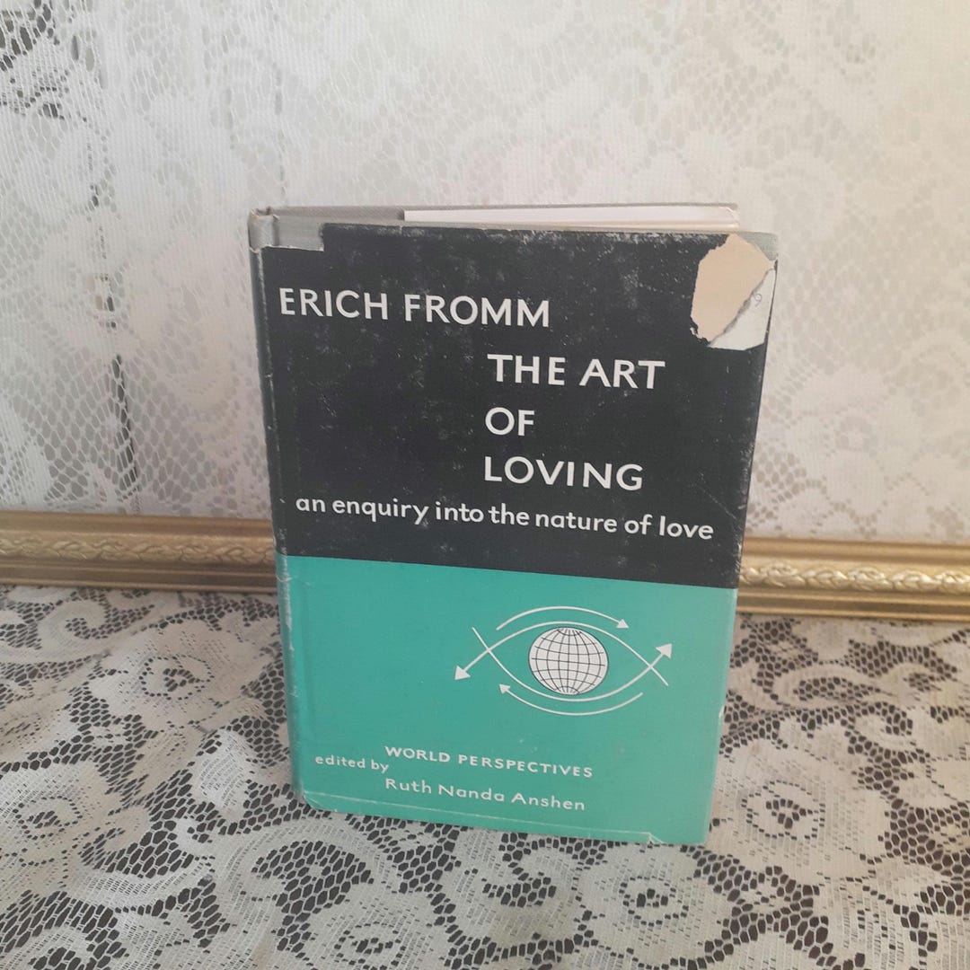 The Art of Loving by Erich Fromm: 1956 Midcentury Philosophy Book - Etsy