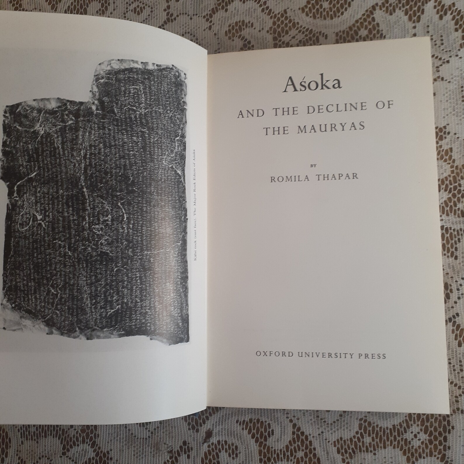 Ancient History Book, Asoka and the Decline of the Mauryas by Romila ...