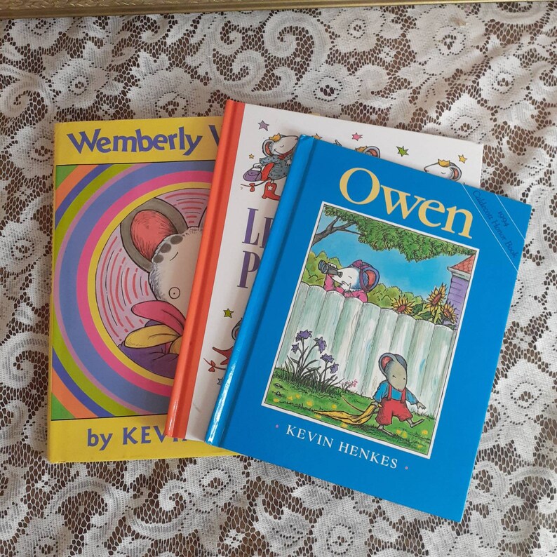 Kevin Henkes Book Bundle Wemberly Worried Owen Lilly's - Etsy