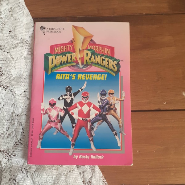 Power Rangers Book - Etsy