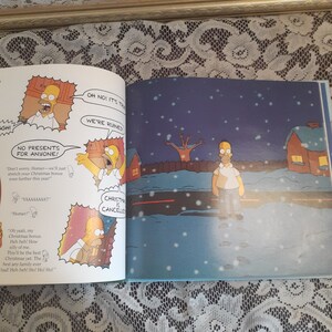 The Simpsons Xmas Book by Matt Groening Vintage 1990 Hardcover ...