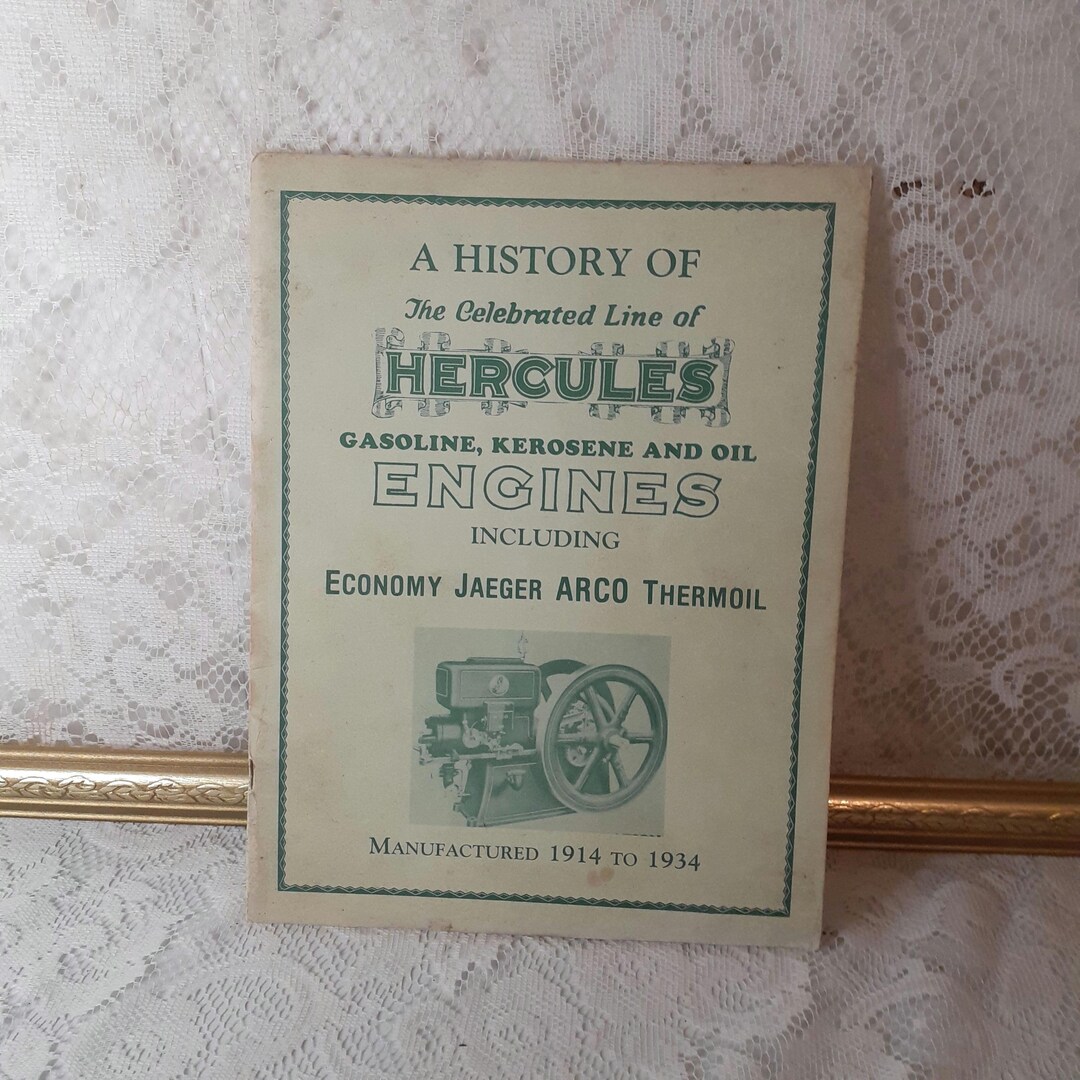 A History of Hercules Engines Including Economy Jaeger ARCO Thermoil ...