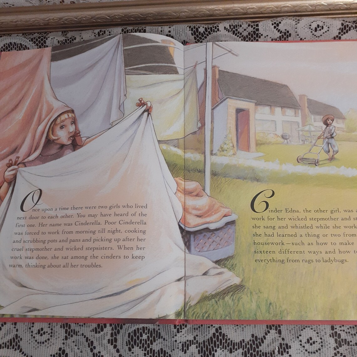 Cinder Edna Book: 1994 Children's Fairy Tale, Kevin O'malley Art - Etsy