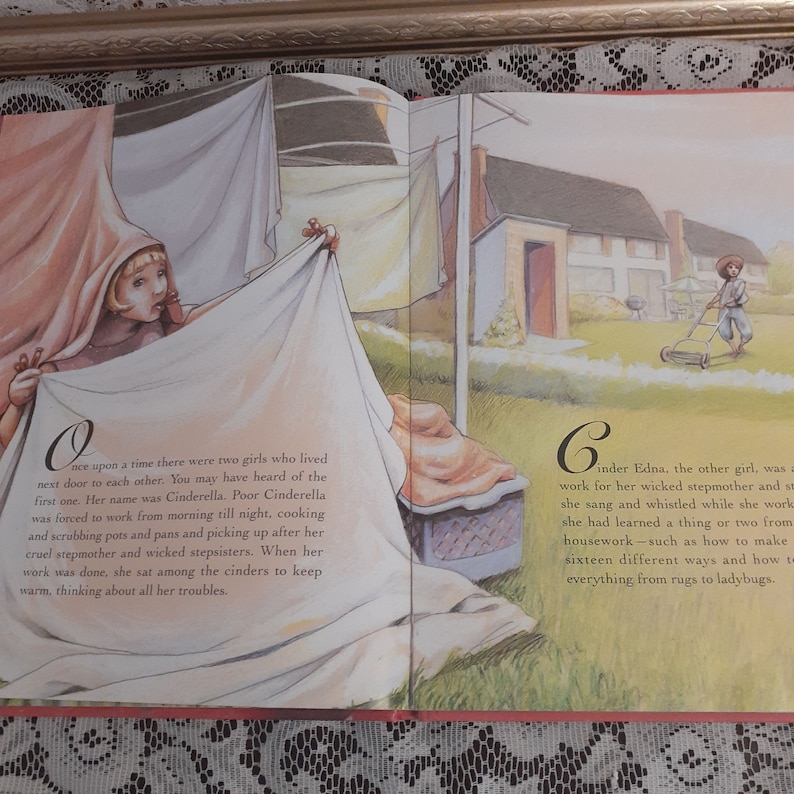 Cinder Edna Book: 1994 Children's Fairy Tale, Kevin O'malley Art - Etsy