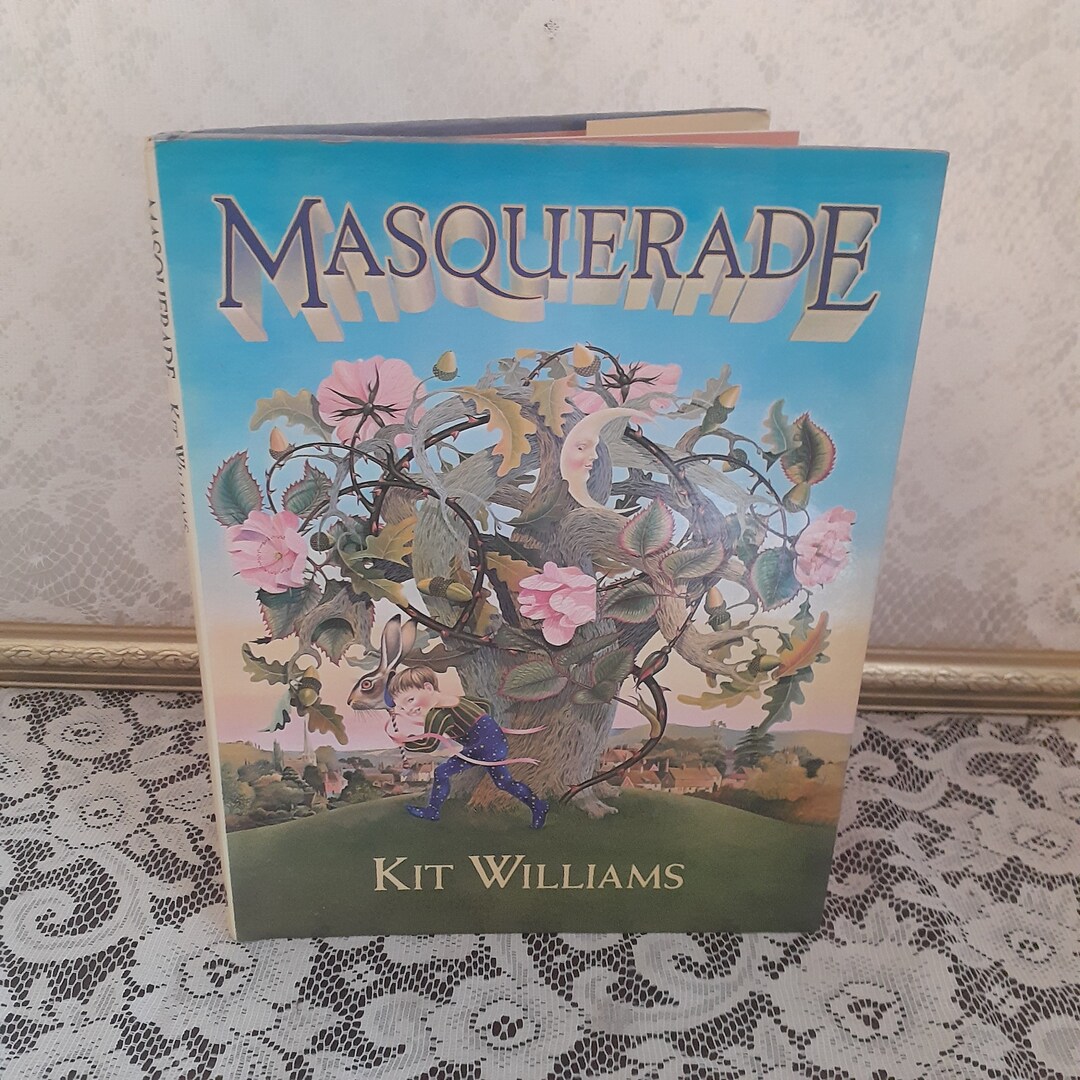 Treasure Hunt Book, Masquerade by Kit Williams, 1980 Vintage Children’s ...