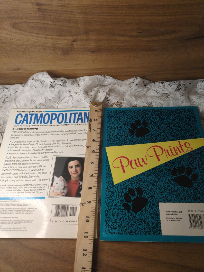 Vintage Cat Humor Book Bundle, Catmopolitan and Cat High 1980s ...