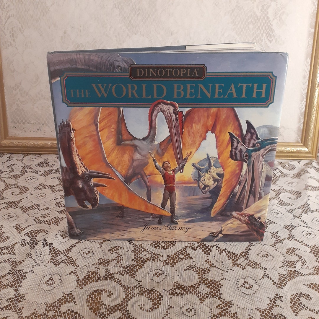 Dinotopia Book, the World Beneath by James Gurney, Vintage 1995 First Edition Hardcover, Fantasy ...