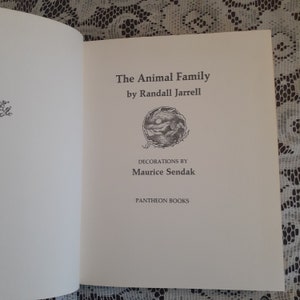 The Animal Family by Randall Jarrell, Illustrated by Maurice Sendak ...