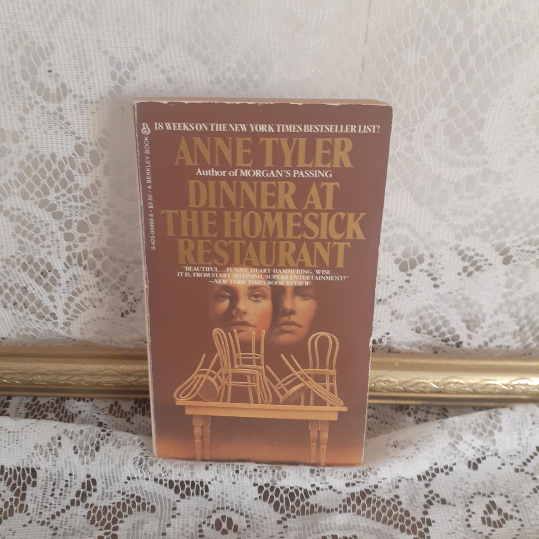 Dinner at the Homesick Restaurant by Anne Tyler, Vintage 1983 Paperback ...