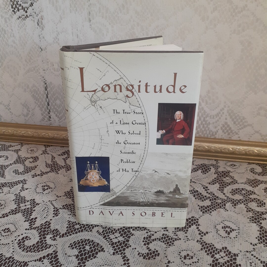 Longitude by Dava Sobel, Vintage 1995 Hardcover Scientific History Book ...