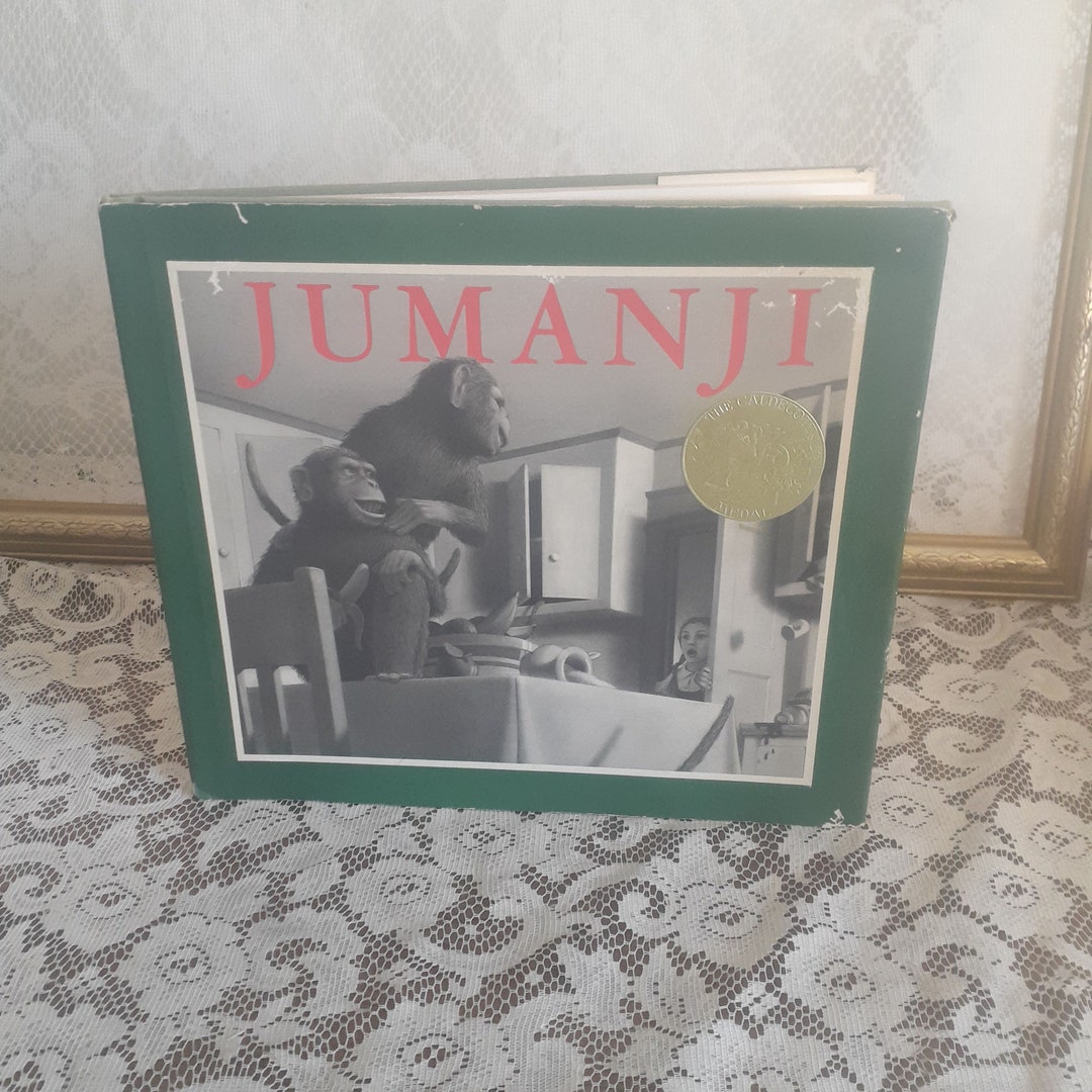 Jumanji by Chris Van Allsburg, Vintage 1981 Hardcover Children's Book ...