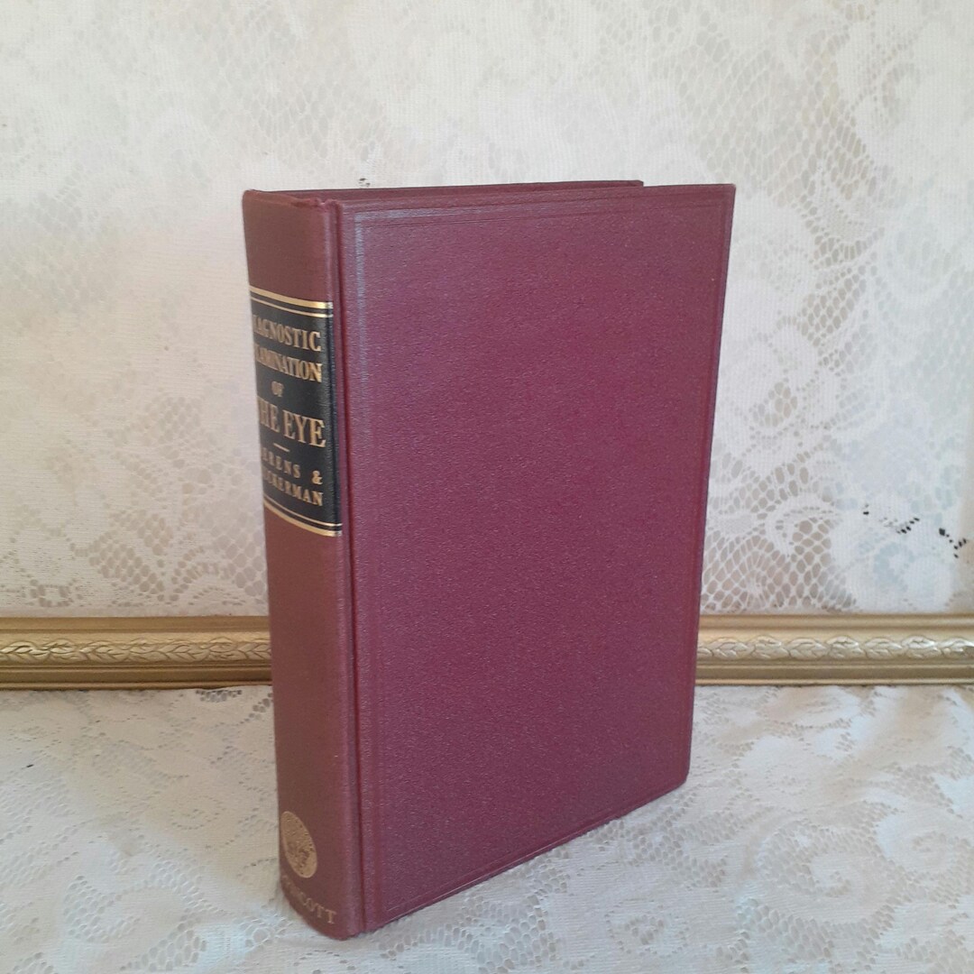 Medical Book, Diagnostic Examination Eye, Conrad Berens, 1946 Vintage ...