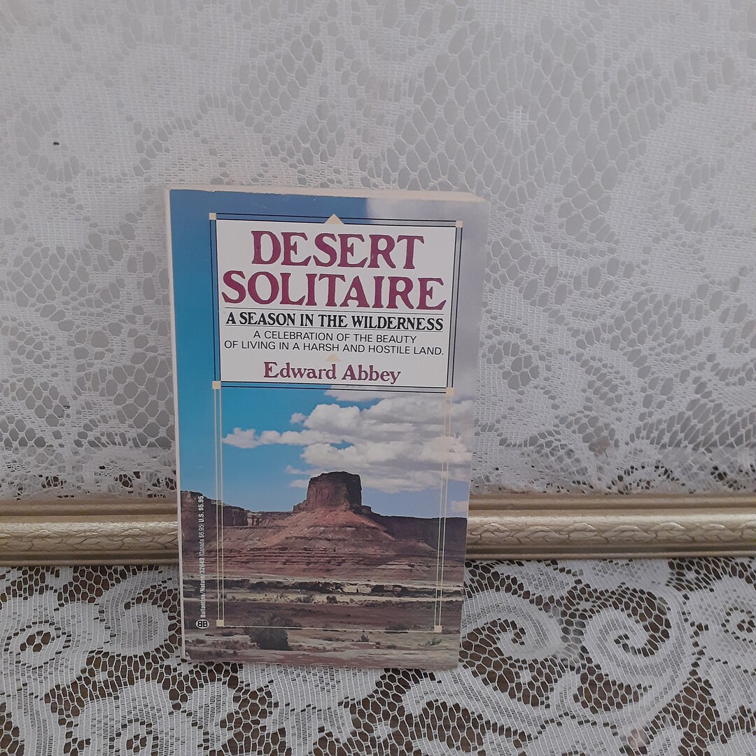 Desert Solitaire: A Season in the Wilderness by Edward Abbey - Etsy