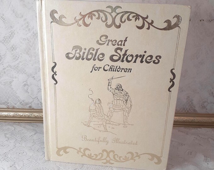 Vintage Children's Bible Stories Book: 1974 Hardcover, Carlo Tora ...